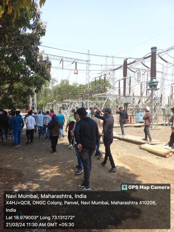 Industrial Visit to “220 KV ONGC Substation, MSETCL, ONGC Colony ...