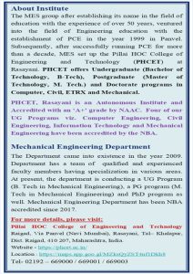 PHCET | Pillai HOC College of Engineering and Technology