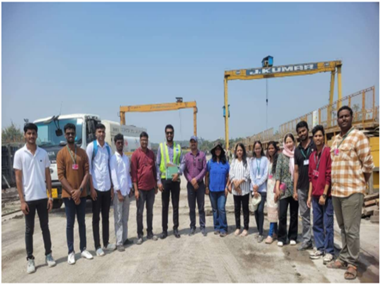 Site Visit to “J. Kumar Infraprojects Ltd – CIDCO Coastal” 2025 | PHCET